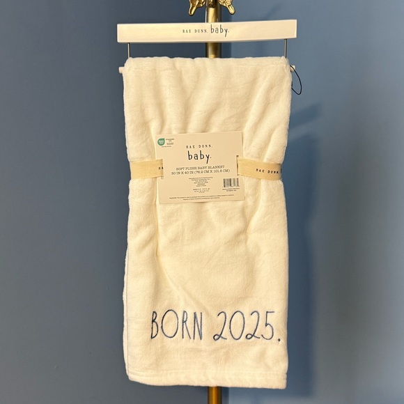 Rae Dunn | Other | Rae Dunn Born 225 Soft Plush Baby Blanket | Poshmark